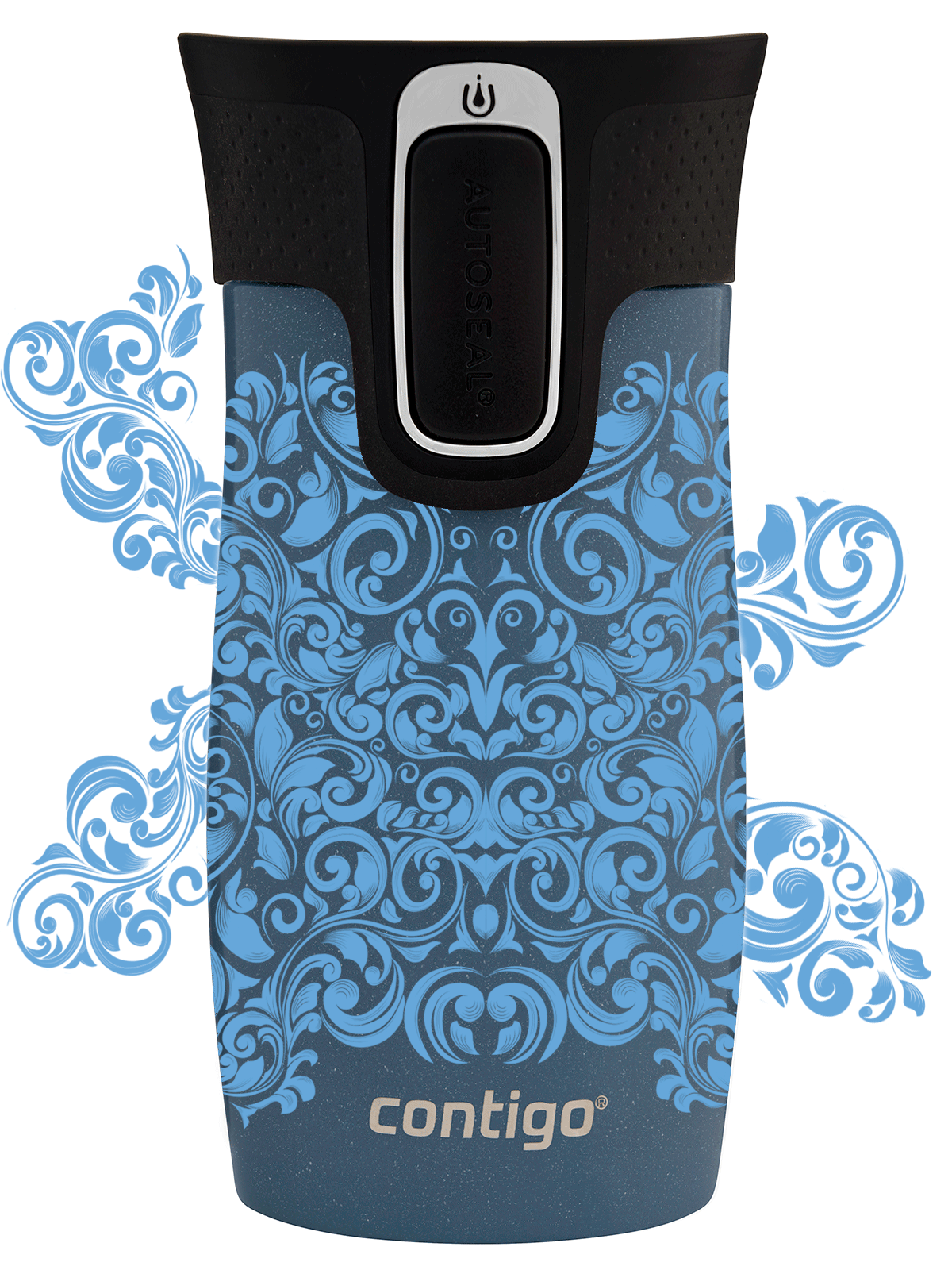 Kubek termiczny Contigo West Loop Mini 300ml - Glamour Blue -Niebieski ...