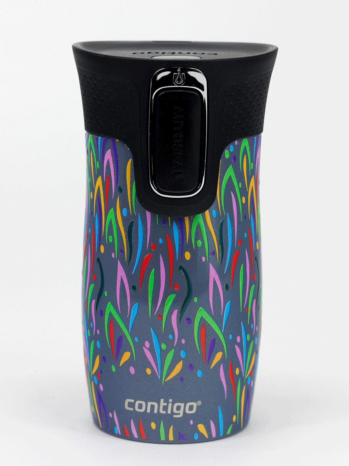 Kubek termiczny Contigo West Loop Mini 300ml - Floresy - Niebieski ...
