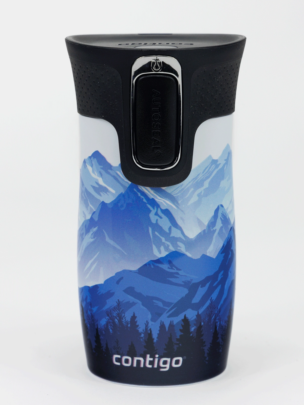 Kubek termiczny Contigo West Loop Mini 300ml - Góry w dzień - Biały ...